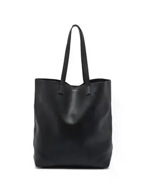 Saint Laurent Leather Tote Bag - Black