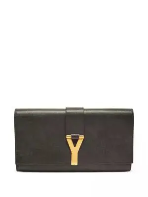 Saint Laurent Y Ligne Clutch Bag - Black