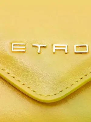 Etro Envelope Leather Card Holder