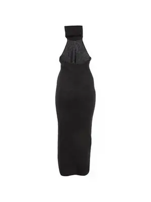 Magda Butrym Halterneck Knitted Maxi Dress