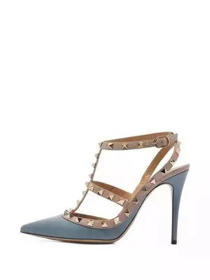 Valentino Garavani Rockstud Caged Pumps - Blue