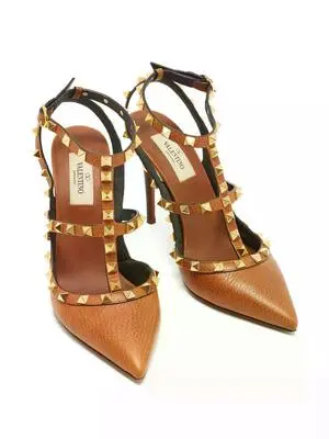Valentino Garavani Rockstud Ankle Strap Pumps