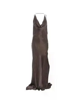 Andamane Cowl Neck Backless Maxi Dress