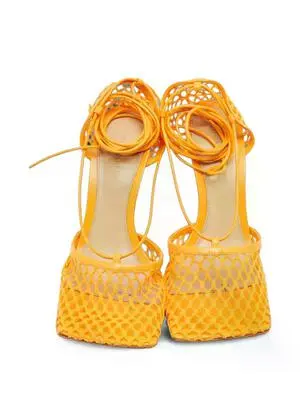Bottega Veneta Stretch Square-toe Sandals