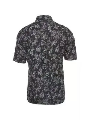 LANVIN Koi-fish Printed Short-sleeved Shirt