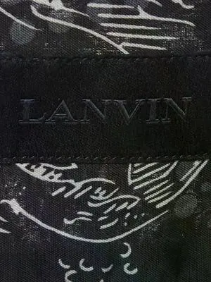 LANVIN Koi-fish Printed Short-sleeved Shirt