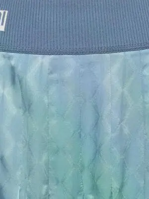 Fendi Jacquard Pleated Midi Skirt