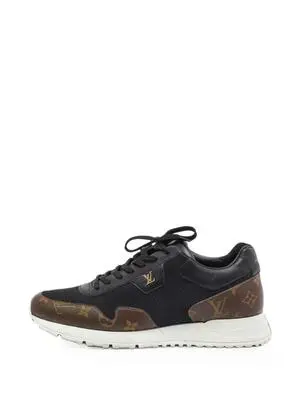 LOUIS VUITTON Run Away Monogram Canvas Low-top Sneakers