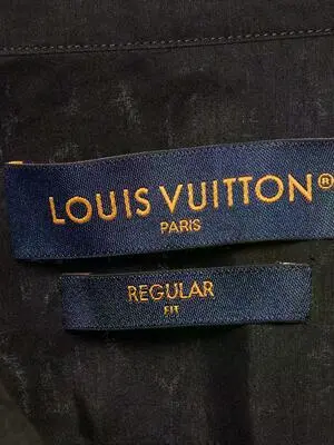 LOUIS VUITTON Sequin-embroidered Logo Shirt