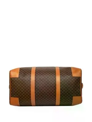 Celine 20th Century Macadam Coated Canvas Travel Bag