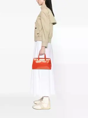 LOUIS VUITTON Monogram Vernis Wilshire Pm Handbag - Orange