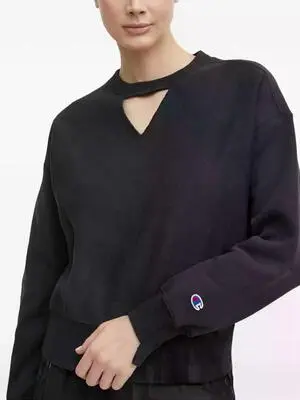 Champion V-neck Sweatshirt With Logo Patch