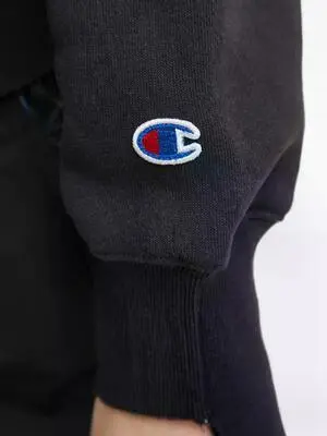 Champion V-neck Sweatshirt With Logo Patch