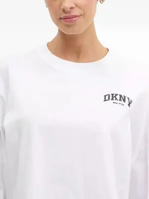Dkny Stripe-detail Long-sleeve T-shirt