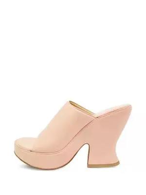 Bottega Veneta Lagoon Bubble Platform Sandals - Pink