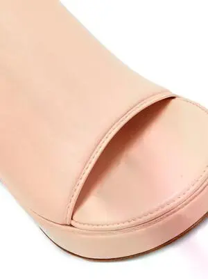 Bottega Veneta Lagoon Bubble Platform Sandals - Pink