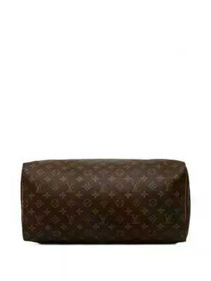 LOUIS VUITTON Monogram Speedy 40 Boston Bag - Brown