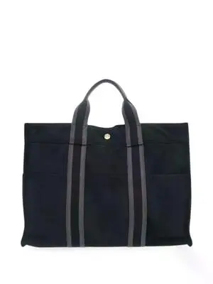 Hermès Canvas Fourre Tout Mm Tote Bag