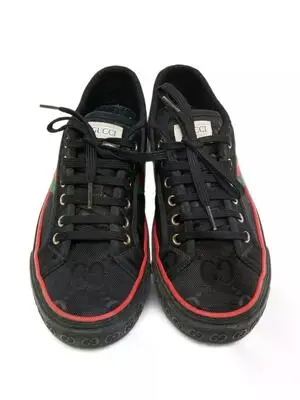 Gucci Tennis 1977 Lace-up Sneakers With Monogram Pattern