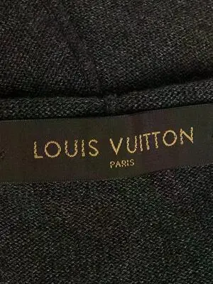 LOUIS VUITTON Suede Knit Hoodie