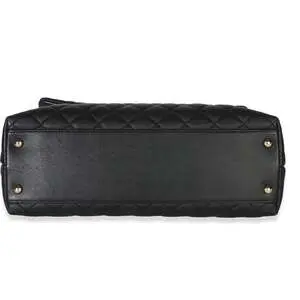 Chanel Quilted Caviar Coco Top Handle Bag