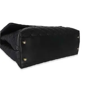 Chanel Quilted Caviar Coco Top Handle Bag
