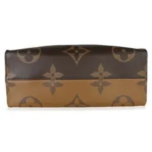 LOUIS VUITTON Monogram Reverse Canvas Onthego Gm Tote - Brown