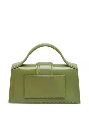 Jacquemus Jacquemus Mini Le Bambino Leather Tote Bag Green