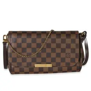 LOUIS VUITTON Damier Ebene Canvas Favorite Mm - Brown