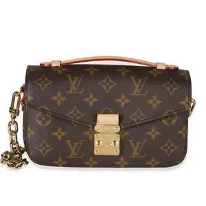 LOUIS VUITTON Monogram Canvas Pochette Metis East West - Brown