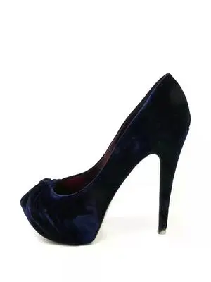 GINA Jenna Platform Stiletto Pumps - Blue