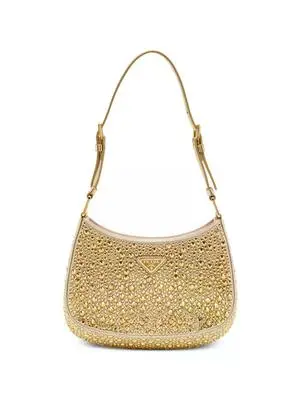 Prada Cleo Crystal-embellished Shoulder Bag