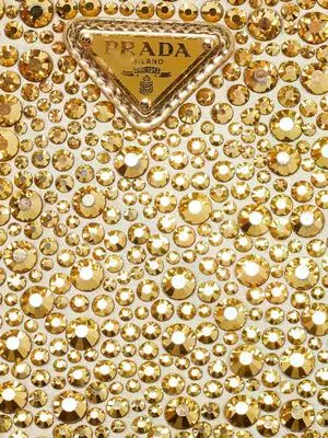 Prada Cleo Crystal-embellished Shoulder Bag