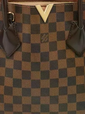 LOUIS VUITTON 2015 Kensington V Damier Ebene Handbag