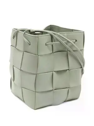 Bottega Veneta Small Cassette Bucket Bag - Green