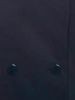 Emporio Armani Double-breasted Crepe Coat