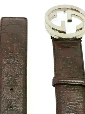 Gucci Interlocking G Guccissima Belt