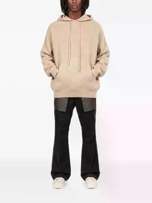 Rick Owens Drawstring-hood Pouch-pocket Hoodie