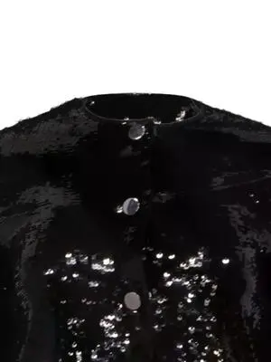 Theory Sequin Embellished Cropped Jacket