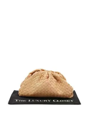 Bottega Veneta The Pouch Intrecciato Clutch Bag