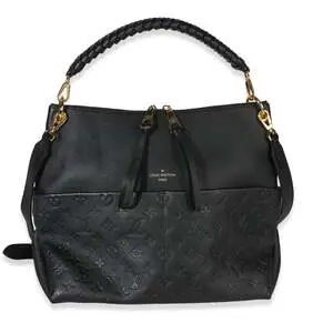 LOUIS VUITTON Monogram Empreinte Maida Hobo - Black