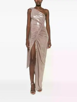ATU BODY COUTURE One-shoulder Ruched Maxi Dress