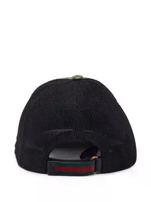 Gucci Tiger Print Monogram Baseball Cap