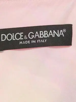 Dolce & Gabbana Floral Print Satin Midi Dress