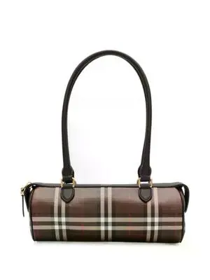 Burberry Mini Check Barrel Bag