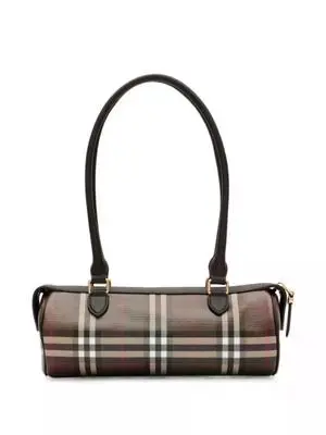 Burberry Mini Check Barrel Bag