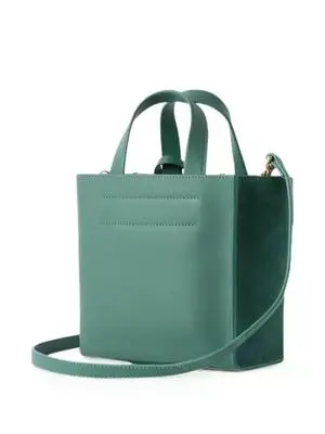Furla Leather Suede-panel Tote Bag