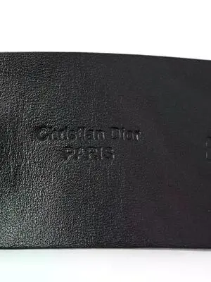Dior Studded Leather Belt With Cd Logo