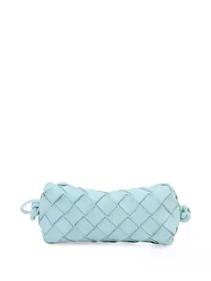 Bottega Veneta 2024 Candy Loop Intrecciato Cross-body Bag - Blue