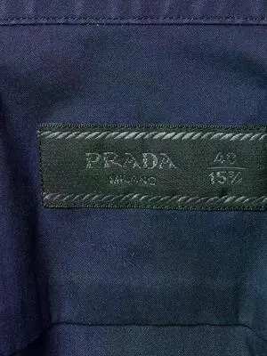 Prada Stretch-poplin Slim-fit Shirt